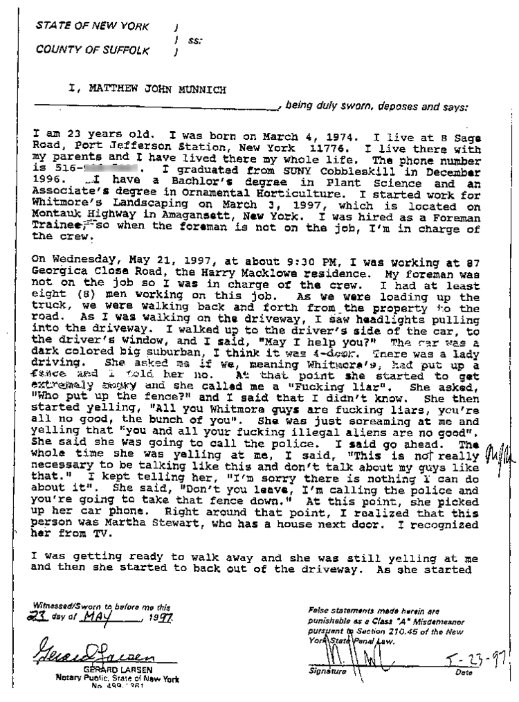 Martha Unleashed | The Smoking Gun